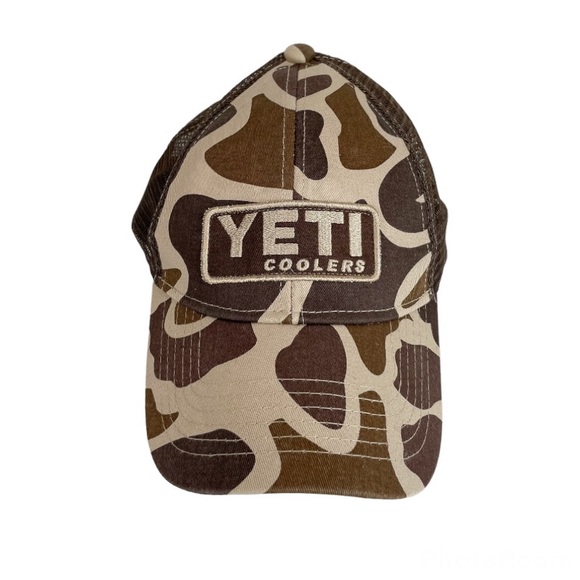 Yeti | Accessories | Yeti Coolers Camo Trucker Hat Patch Front | Poshmark
